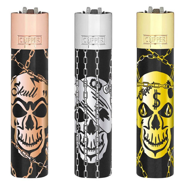 Clipper Metal Lighters - Deadly Chains