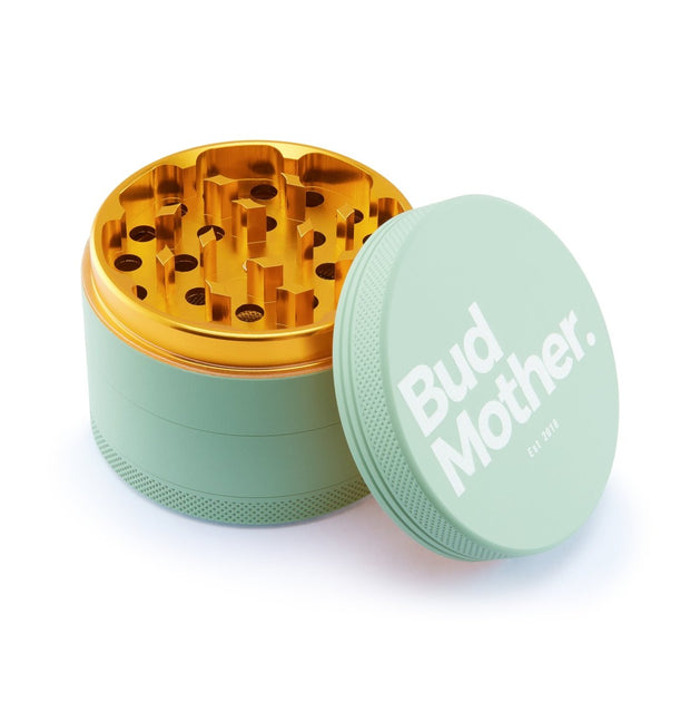 BudMother Mint Green Matte Grinder 4 parts – 56mm