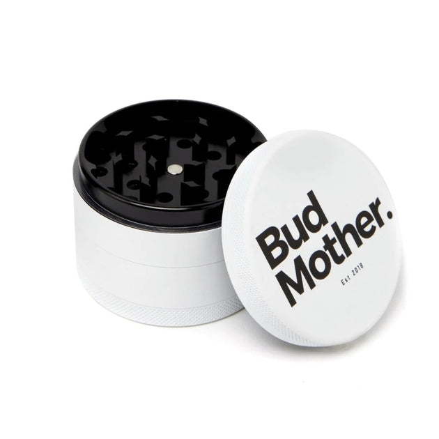 BudMother White Matte Grinder 4 parts – 56mm